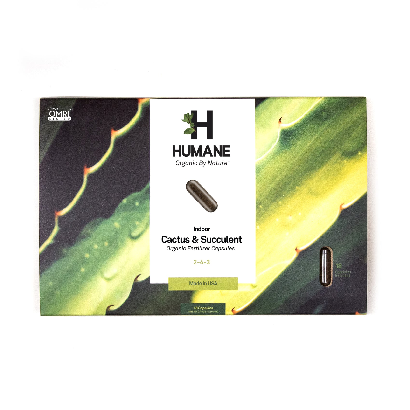 Indoor Cactus & Succulent Organic Fertilizer Capsules – Humane Organics